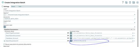 solved date issue in pipeline parameter snaplogic integration