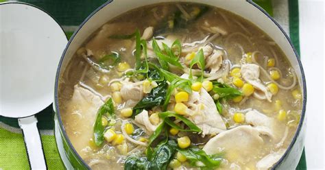 Chicken Corn And Noodle Soup Australian Womens Weekly Food