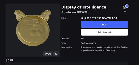 Ugc Item Price Set To 9 223 372 036 854 776 000 Catalog Asset Bugs Developer Forum Roblox