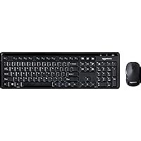 Amazon Basics Wireless Computer Keyboard And Mouse Combo