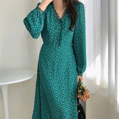 마리스 [당일발송]하니 원피스 쉬폰 플라워