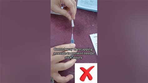 Safe Needle Recapping Scoop Technique Youtube