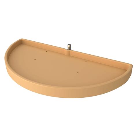 REV A SHELF Polymer Half Moon Shelf Pivot And Slide Lazy Susan Almond Rev A Shelf