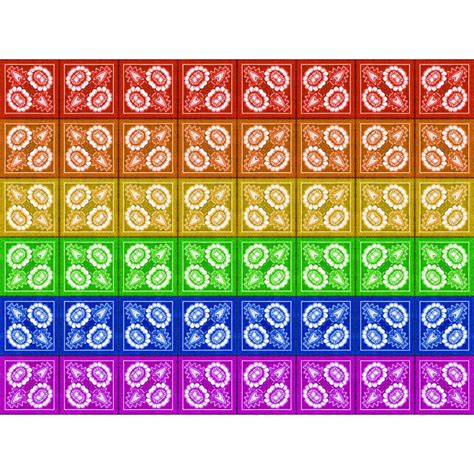 Rainbow Flag Pattern Free Svg