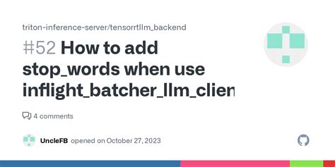 How To Add Stop Words When Use Inflight Batcher Llm Client Py Issue