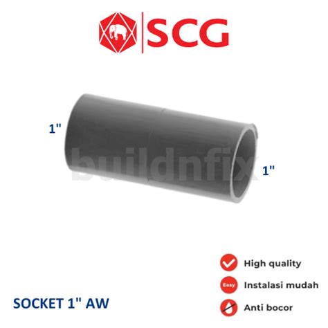Jual Scg Sok Sock Socket Pvc 1 Aw Shopee Indonesia