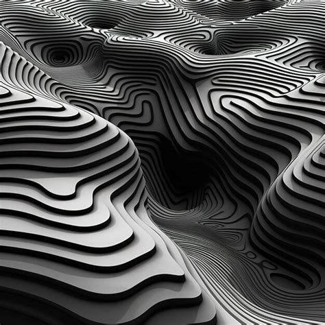 Premium Ai Image Abstract Lines And Curves Background
