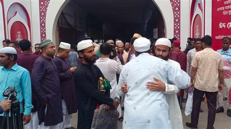 জাতীয় ঈদগাহে ঈদুল আজহার প্রধান জামাত অনুষ্ঠিত