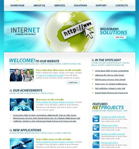 70 free xhtml css templates download now graphic design junction