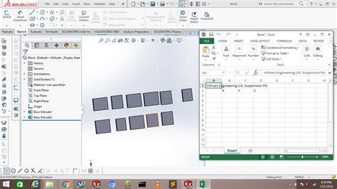 solidworks to excel work