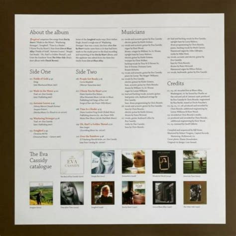 Eva Cassidy Songbird 2lp 45rpm Audiosoundmusic