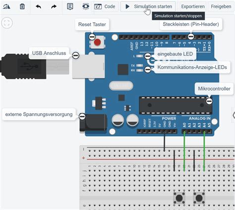 Simulationsprogram Arduino Uno R3