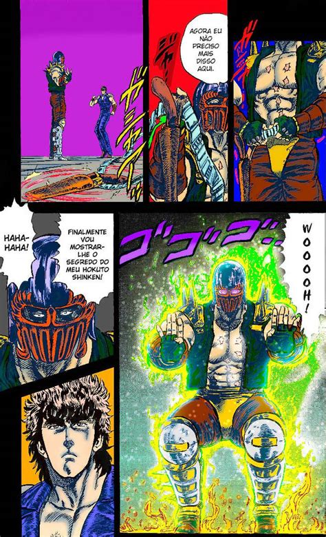 Hokuto No Ken Manga Coloring Jagi Vs Kenshiro By Leaocfaportafolio On Deviantart