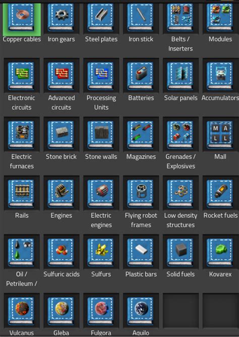 Factorio Codex