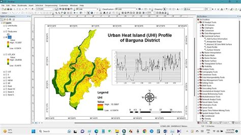 Assessment Of Urban Heat Island Uhi Using Remotely Sensed Imagery And Gis Technology Youtube
