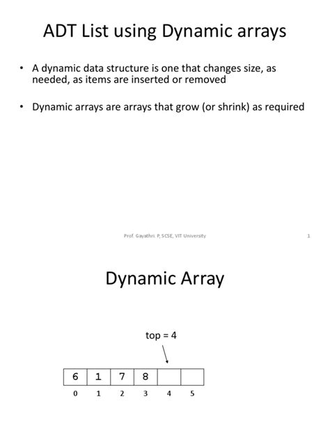 An Introduction To Dynamic Arrays And Their Limitations With Linked Lists As An Alternative Data