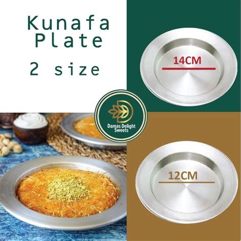 Aluminum Kunafah Pan High Quality Kunafah Tray Kunafa Plate Size 12