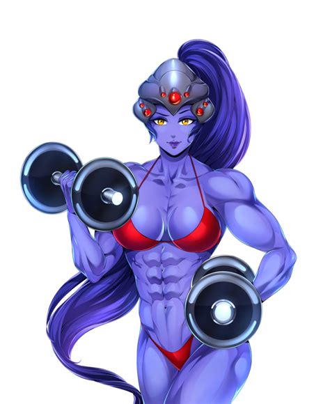 Widowmaker Workout By Superstrongbabes On Deviantart