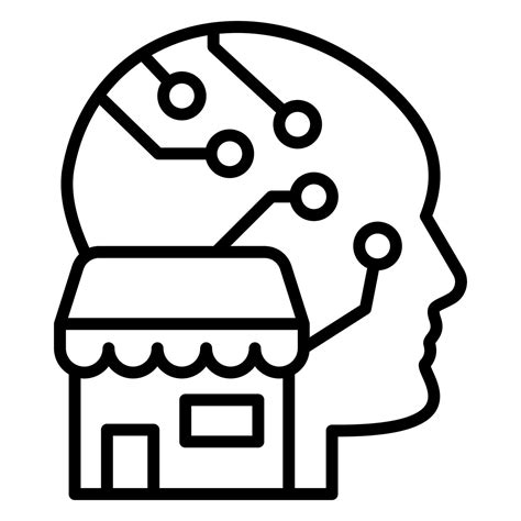 Market Intelligence Icon Line Vector Illustration 35824950 Vector Art