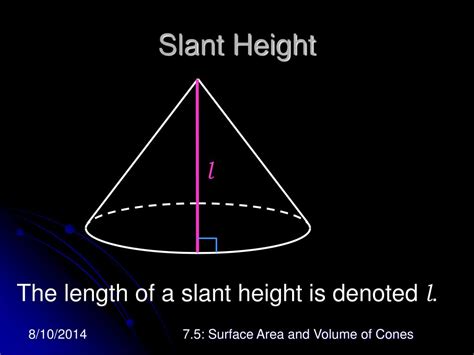 Ppt 75 Surface Area And Volume Of Cones Powerpoint Presentation