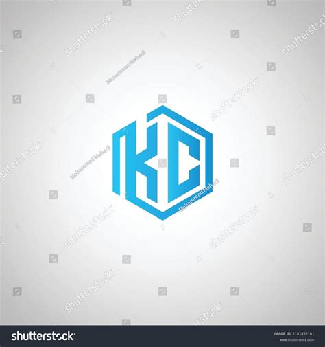 모던 글자 Kc 로고 디자인 벡터 스톡 벡터로열티 프리 2181432161 Shutterstock