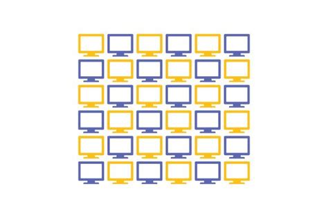 Computer Screen Pattern Svg Cut File By Creative Fabrica Crafts