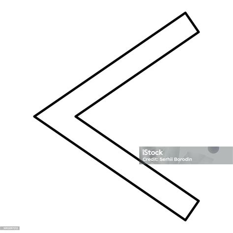 Kenaz 룬 Kanu 기호 궤 토치 아이콘 블랙 색상 벡터 일러스트 레이 션 평면 스타일 이미지 개에 대한 스톡 벡터 아트 및 기타 이미지 Istock