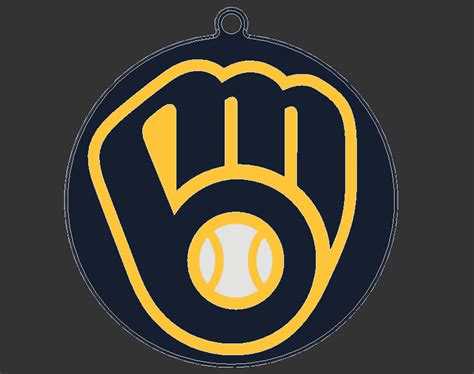 🎄 Mlb Milwaukee Brewers Christmas Ornament・ Stl File For 3d Printing・cults