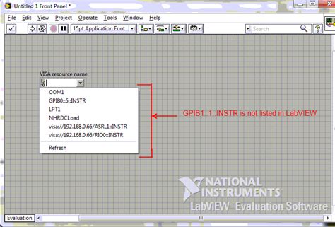 solved gpib not listing in labview but listed in max ni community