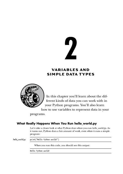 Python Pdf 182591 Pythoncrashcourse2e Sample Ch2