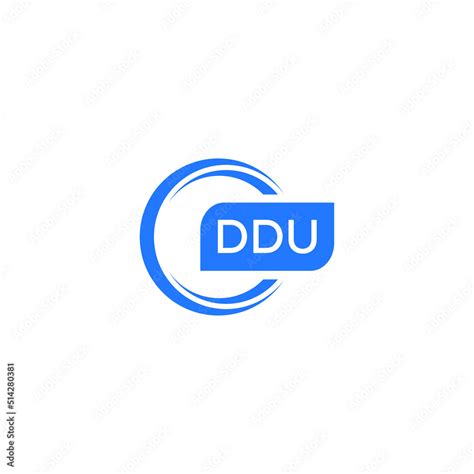 Ddu Letter Design For Logo And Iconddu Typography For Technology