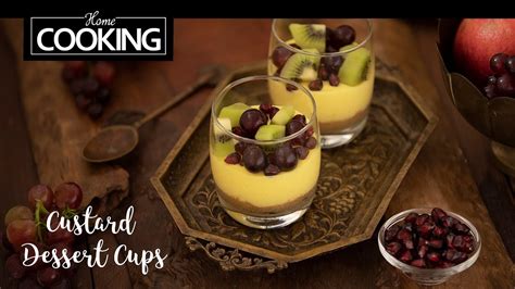 Custard Dessert Cups Dessert Recipes Youtube