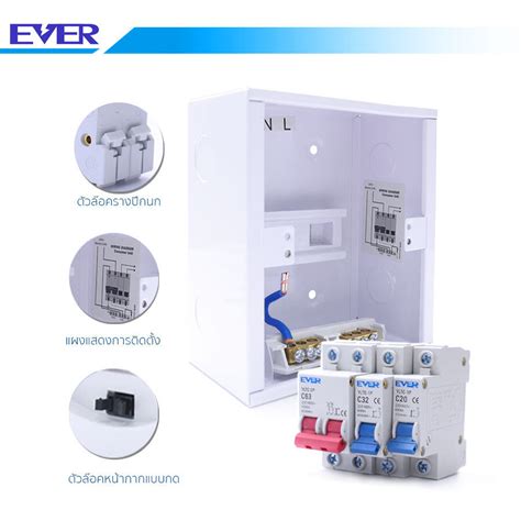ตู้ตัดไฟ ตู้ควบคุมไฟฟ้า ตู้คอนซูมเมอร์ยูนิต ตู้ตัดไฟบ้าน ตู้คอนซูมเมอร์ Comsumer Unit สามารถระบุ