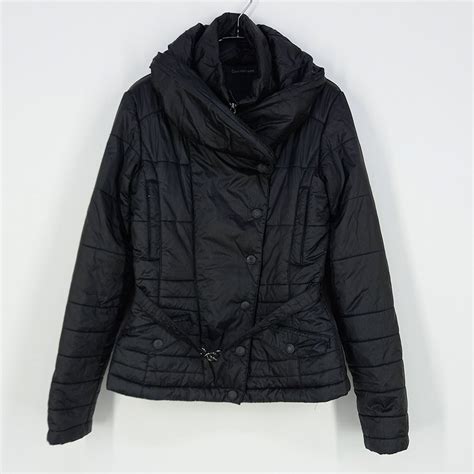 캘빈클라인진 여 버클 벨티드 웰론 숏패딩 블랙 Hu 헬로마켓