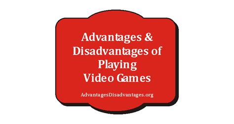 10 Advantages And Disadvantage Of Video Games In Poins
