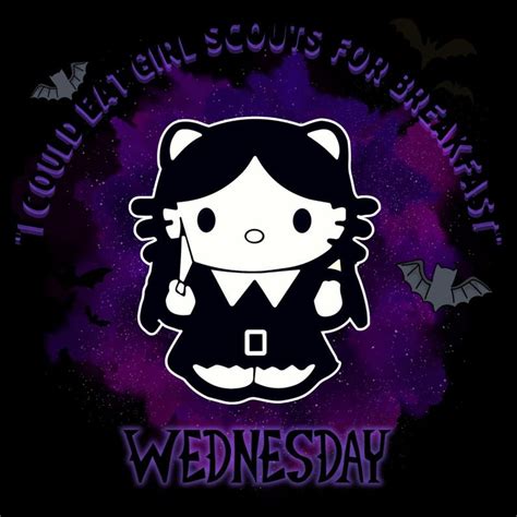 Hello Kitty Wednesday Etsy
