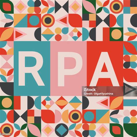 Rpa 로봇 공정 자동화 웹 페이지 템플릿입니다 혁신적인 Rpa 프로세스 자동화 기술의 개념 벡터 일러스트레이션 0명에 대한