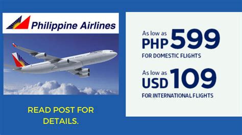 Philippine Airlines 1 Million Promo Seat Sale Domestic And