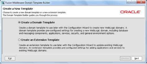 creating a weblogic domain template itbuzzpress