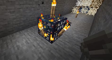 How To Make Cave Spider Spawner XP Farm Minecraft Build Recipe