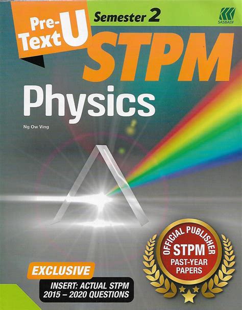 Pre U Text Stpm Physics Semester 2 Pustaka Mukmin Kl Malaysia S