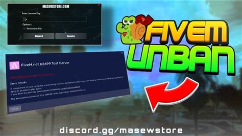 unban fivem global spoofer unban server working 21 7 2023 youtube