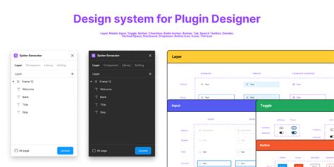 Design System For Plugin Designer Figma