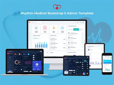 Try Our Medical Ui Framework Of Rhythm Responsive Bootstrap 5 Admin