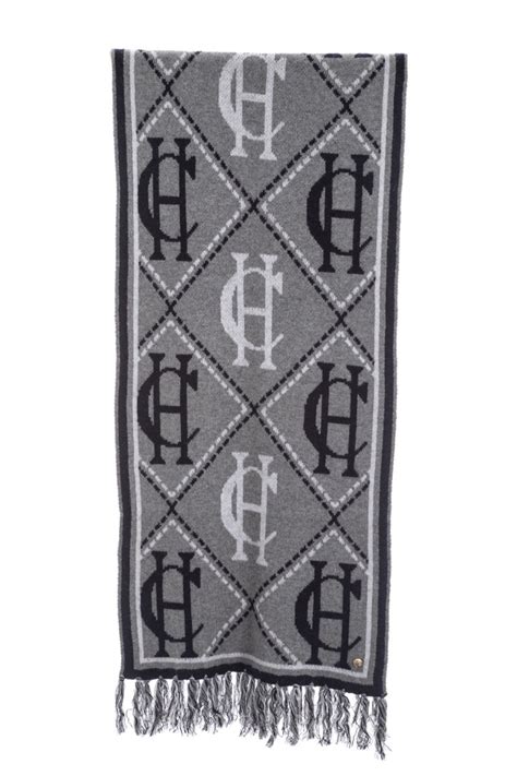 Holland Cooper Monogram Scarf In Grey Marle Holland Cooper Norton