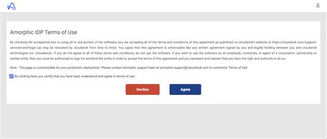 Login Amorphic Docs