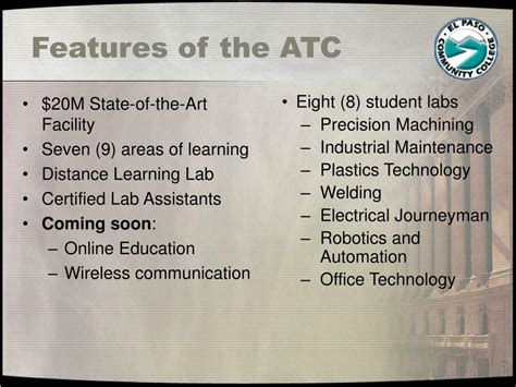 ppt advanced technology center atc powerpoint presentation free download id 6679854
