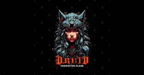 Druid Character Class Druid Class Sticker Teepublic