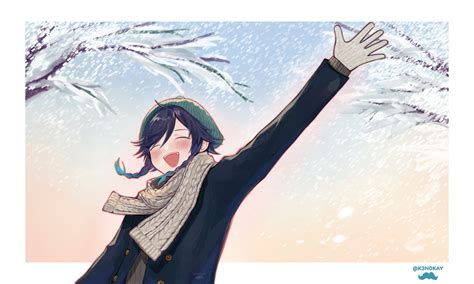 K3n0kay Venti Genshin Impact Genshin Impact Highres Black Coat