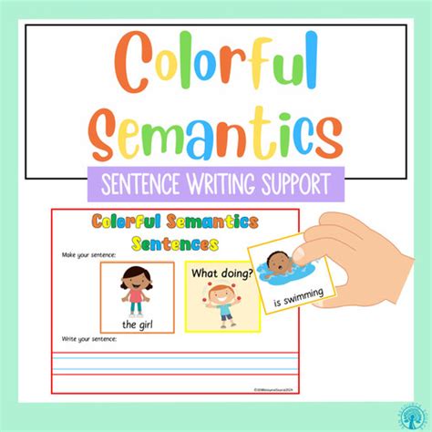 Colourful Semantics Sentence Support SEN Resource Source